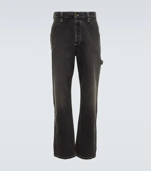 WINNIE N.Y.C Straight Jeans - Black