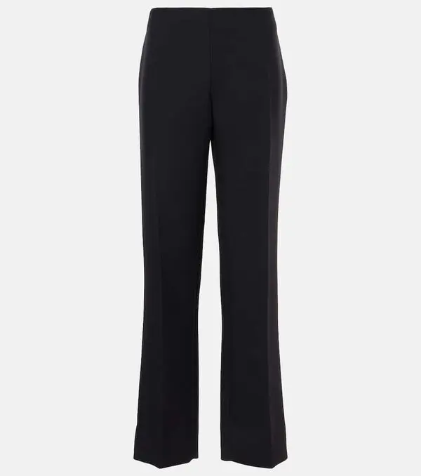 THE ROW Vesco Wool Straight Leg Pants