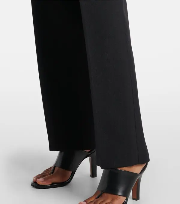 THE ROW Vesco Wool Straight Leg Pants