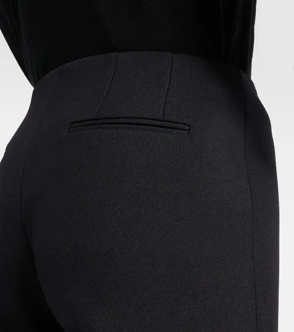 THE ROW Vesco Wool Straight Leg Pants