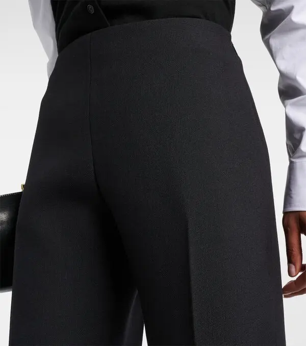 THE ROW Vesco Wool Straight Leg Pants