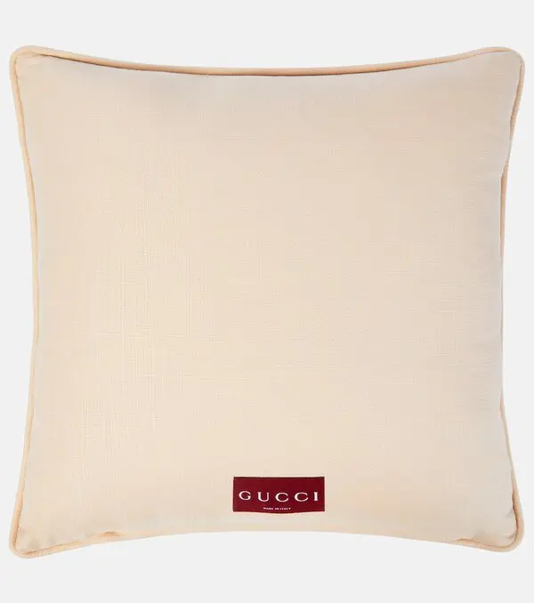 Gucci Gg Jacquard Cushion