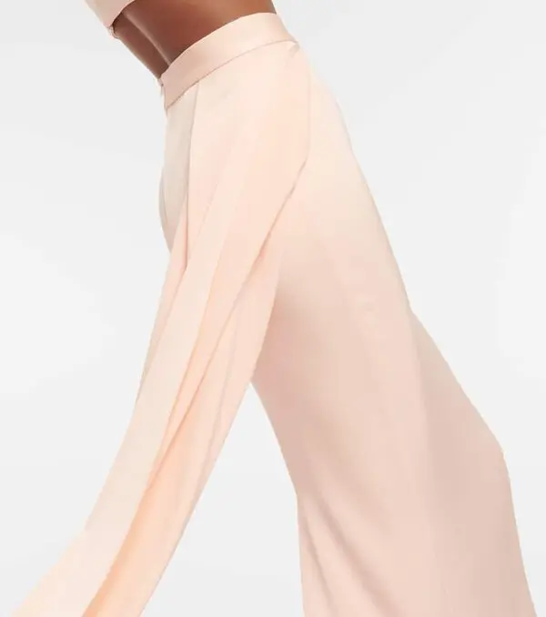 Alex Perry Draped Satin Maxi Skirt