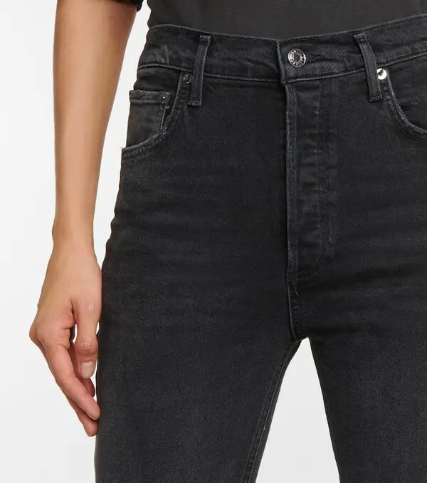 AGOLDE Riley High-rise Cropped Jeans