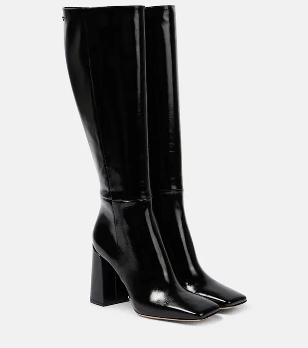 GIANVITO ROSSI Patent Leather Knee-high Boots
