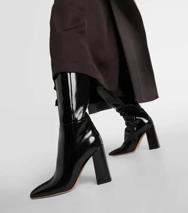 GIANVITO ROSSI Patent Leather Knee-high Boots