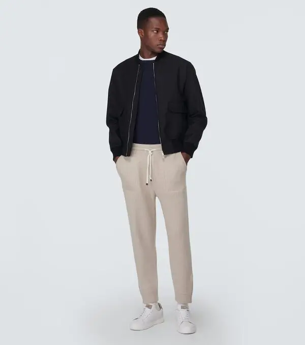 Brunello Cucinelli Cashmere Sweatpants - Beige