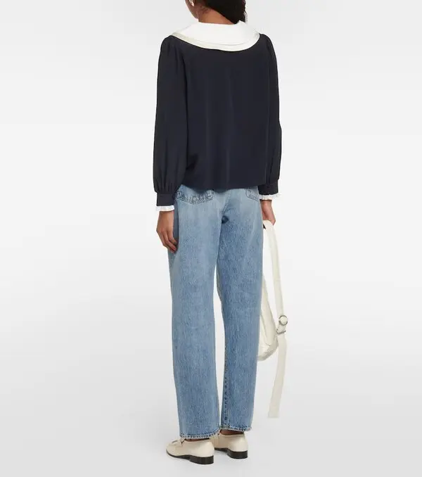 Rixo Eimer Silk Blouse