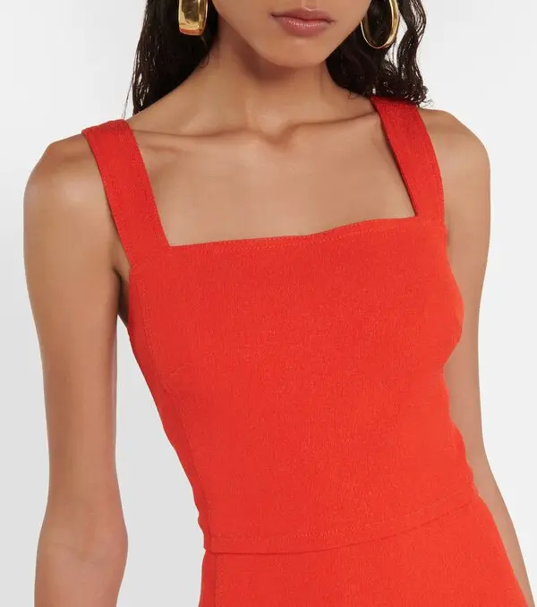 Tory Burch Bodycon Faille Midi Dress