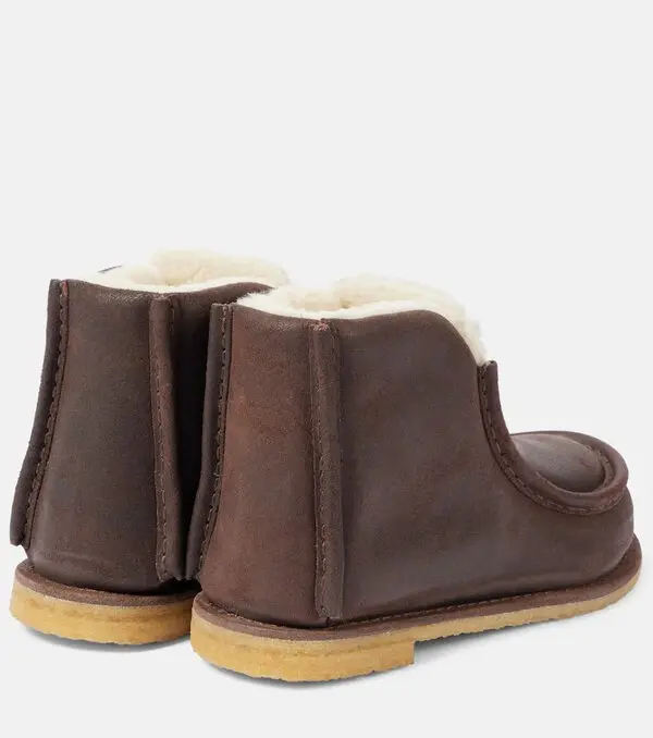 JW Anderson Suede Ankle Boots - Brown