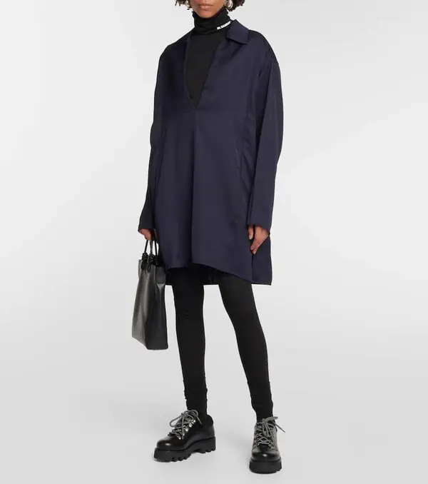 JIL SANDER Logo Detail Turtleneck Sweater