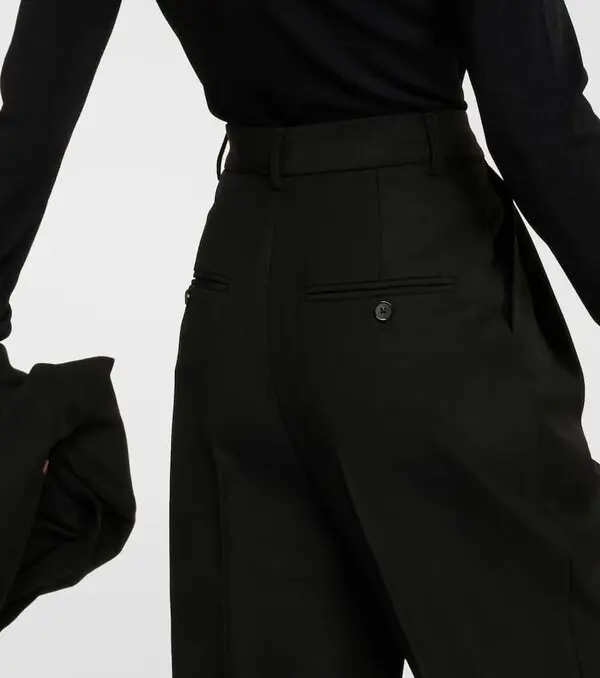 TOTEME High-rise Cropped Straight Pants