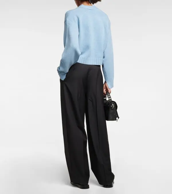 Proenza Schouler Cashmere And Wool Cardigan - Blue