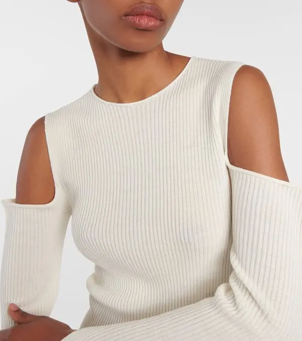 Rick Owens Cutout Virgin Wool Top