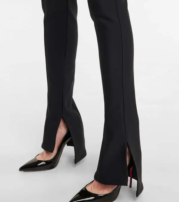 MUGLER Cutout Flared Pants
