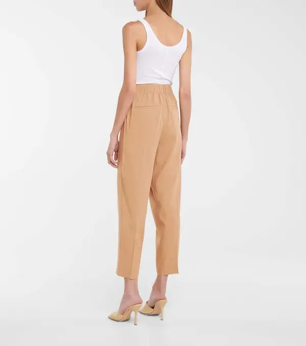 Vince High-rise Straight Leg Trousers