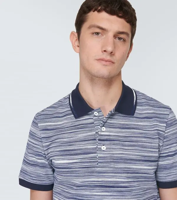 Missoni Striped Cotton Polo Shirt