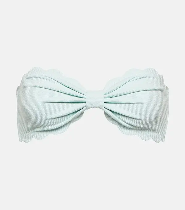 Marysia Antibes Bandeau Bikini Top - Blue