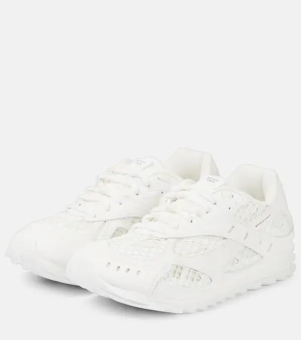 Bottega Veneta Orbit Technical Mesh Sneakers - White