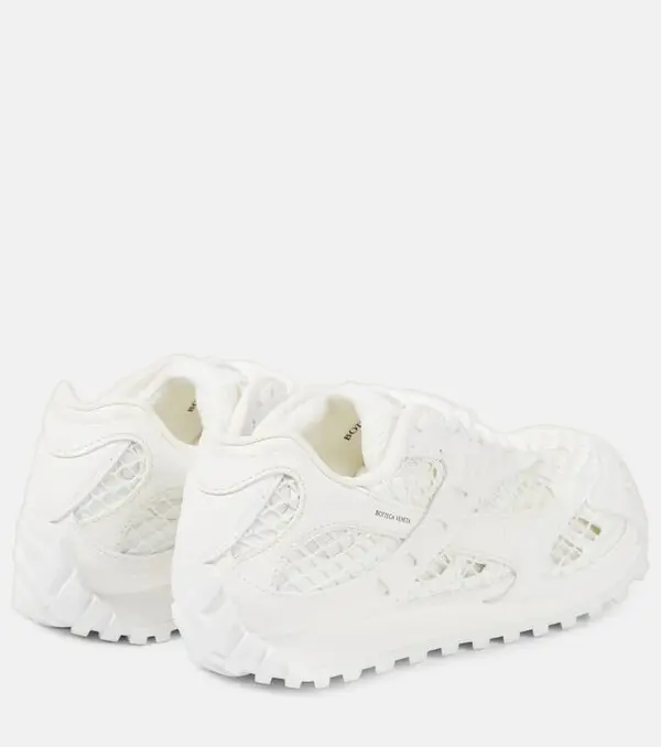 Bottega Veneta Orbit Technical Mesh Sneakers - White