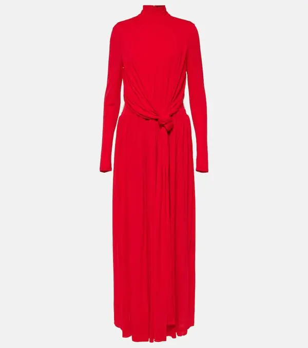 Proenza Schouler Meret Draped Maxi Dress - Red
