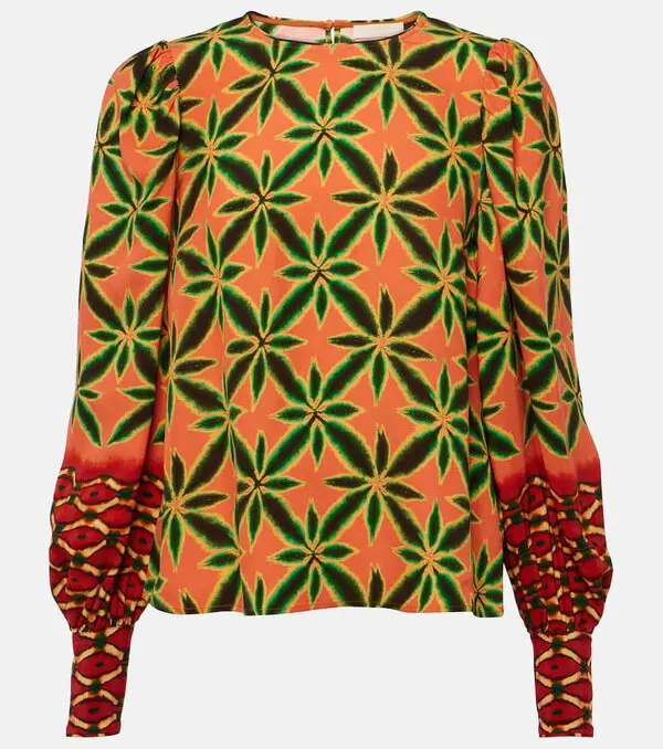 Ulla Johnson Lilliana Crepe Blouse