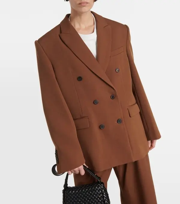 Wardrobe.NYC Double-breasted Wool Blazer