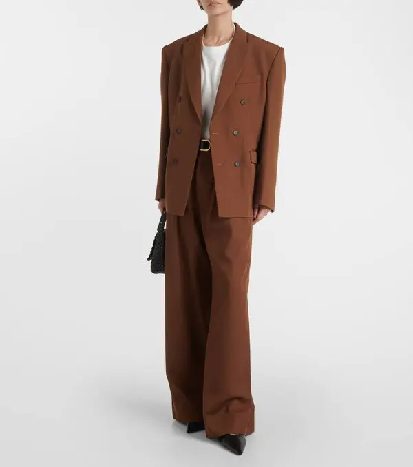 Wardrobe.NYC Double-breasted Wool Blazer