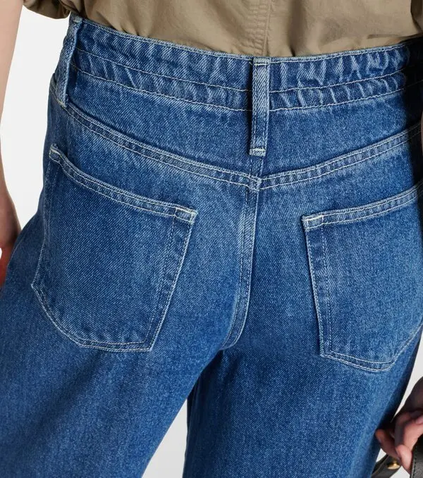 FRAME High-rise Wide-leg Jeans