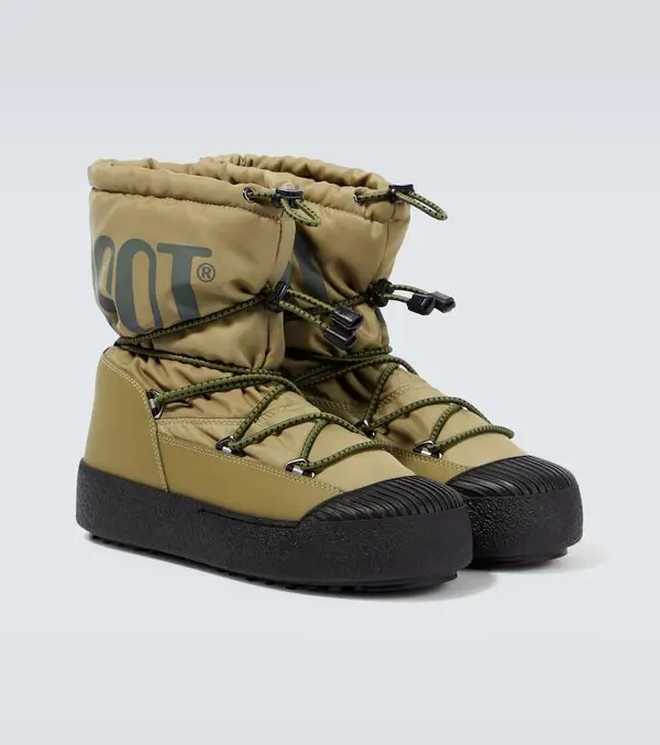 Moon Boot Logo Snow Boots - Green