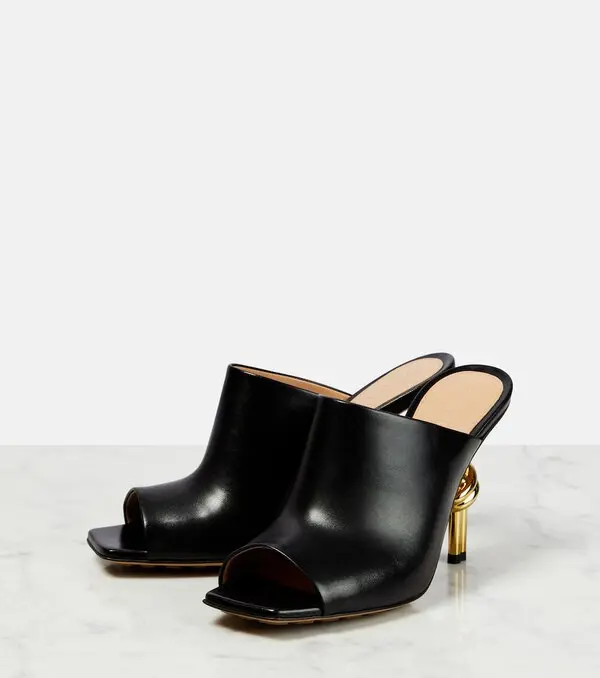 Bottega Veneta Knot Leather Mules