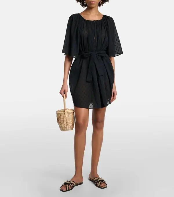 Marysia Point D’esprit Cotton Minidress