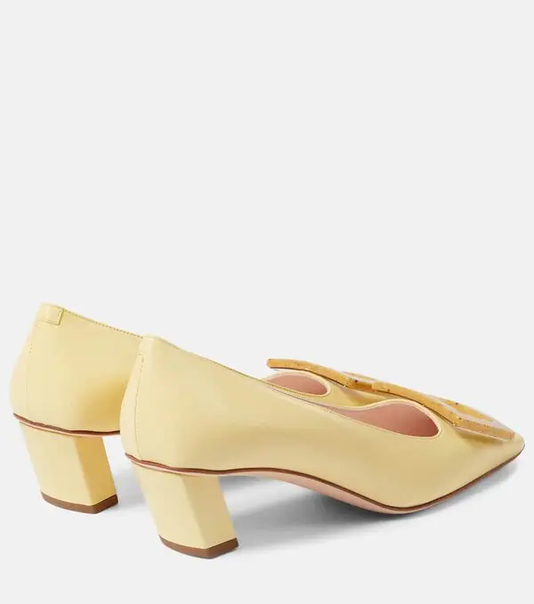 ROGER VIVIER Belle Vivier 45 Leather Pumps