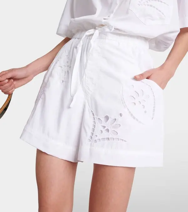 Isabel Marant Étoile Hidea Broderie Anglaise Shorts