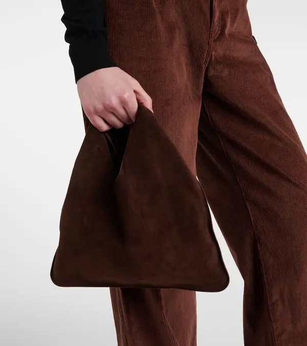 THE ROW Bindle Small Suede Tote Bag