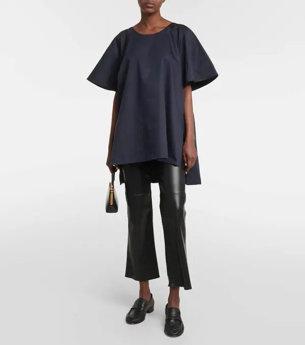 Co Oversized Cotton And Silk T-shirt