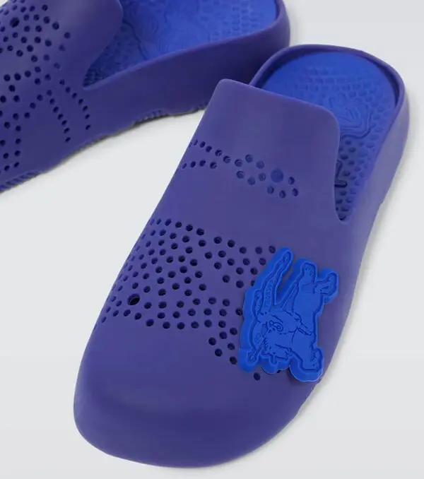 Burberry Logo Clogs