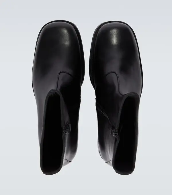 Our Legacy Camion Leather Ankle Boots