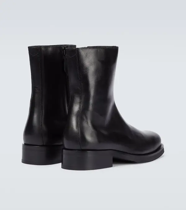 Our Legacy Camion Leather Ankle Boots