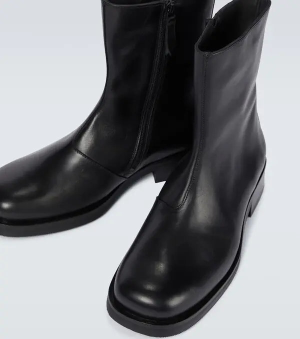 Our Legacy Camion Leather Ankle Boots