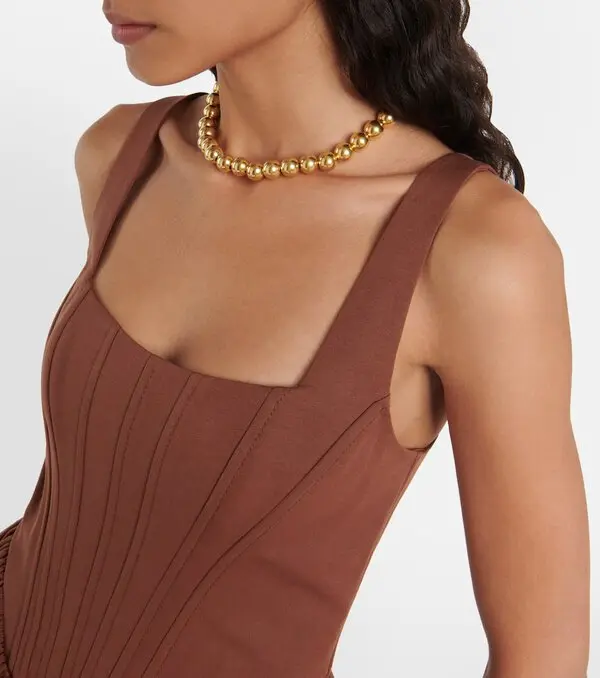 Staud Landscape Babydoll Mini Dress