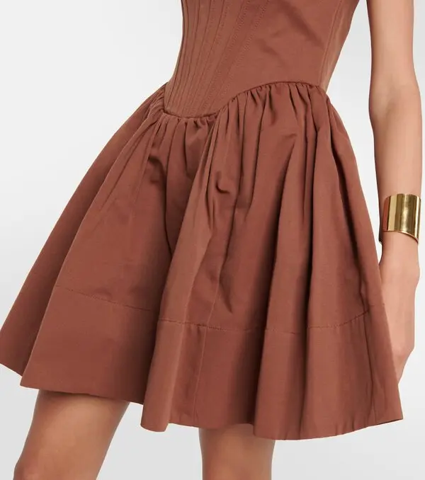 Staud Landscape Babydoll Mini Dress