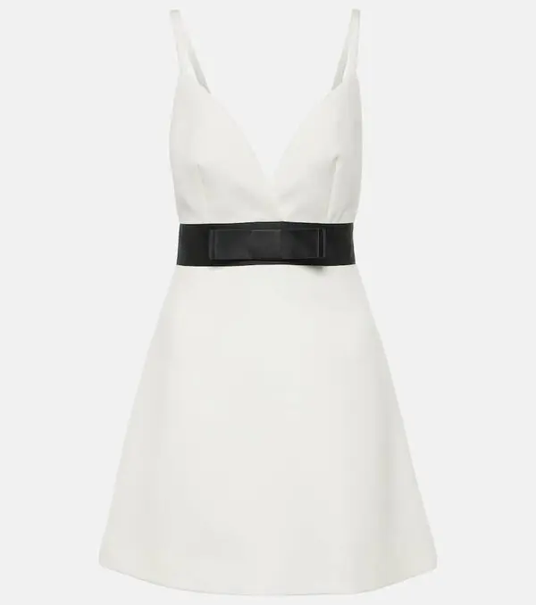 Dolce & Gabbana Wool And Silk-blend Minidress