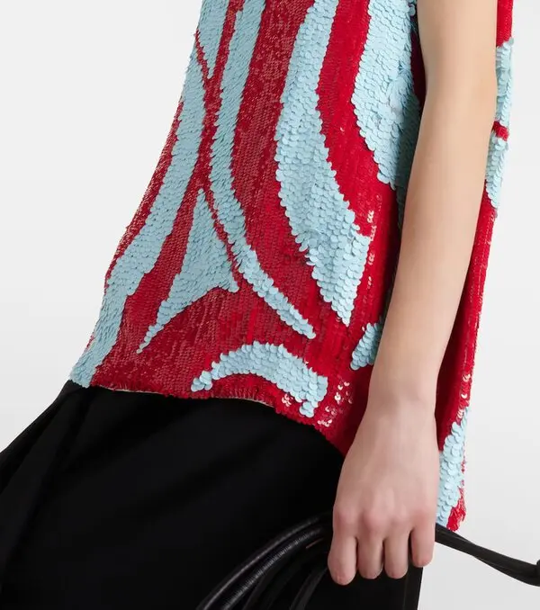 Dries Van Noten Sequined Top