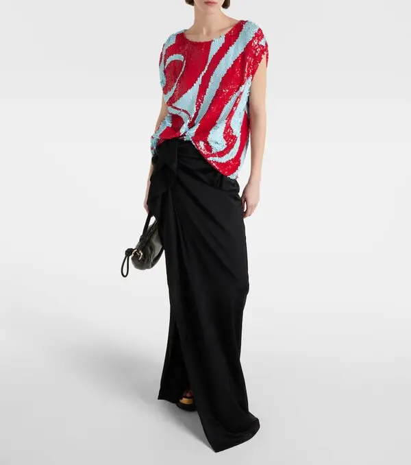 Dries Van Noten Sequined Top