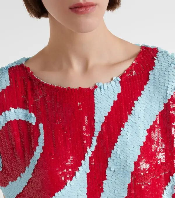 Dries Van Noten Sequined Top
