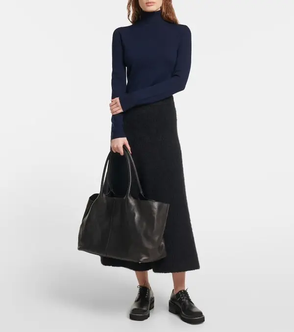 Gabriela Hearst May Wool, Silk, And Cashmere Turtleneck Sweater