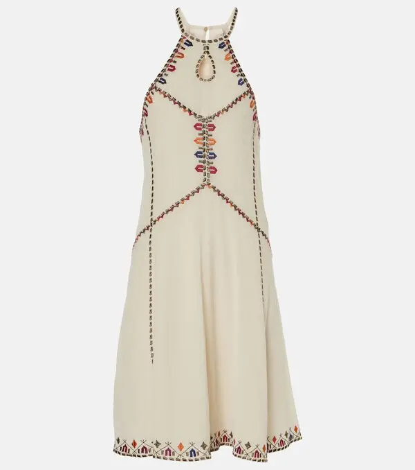 Isabel Marant Étoile Sammy Mini Dress - White