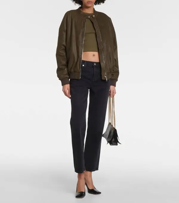 Wardrobe.NYC X Hailey Bieber Jersey Crop Top