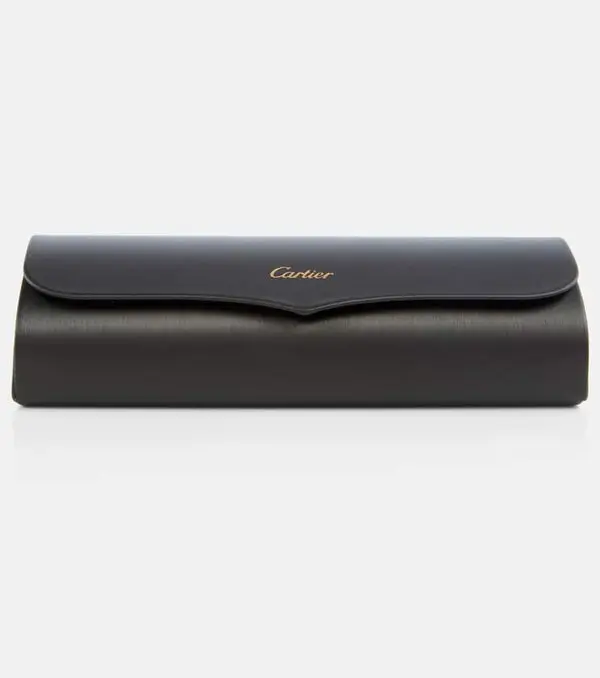 Cartier Panthère De Rectangular Sunglasses - Blue